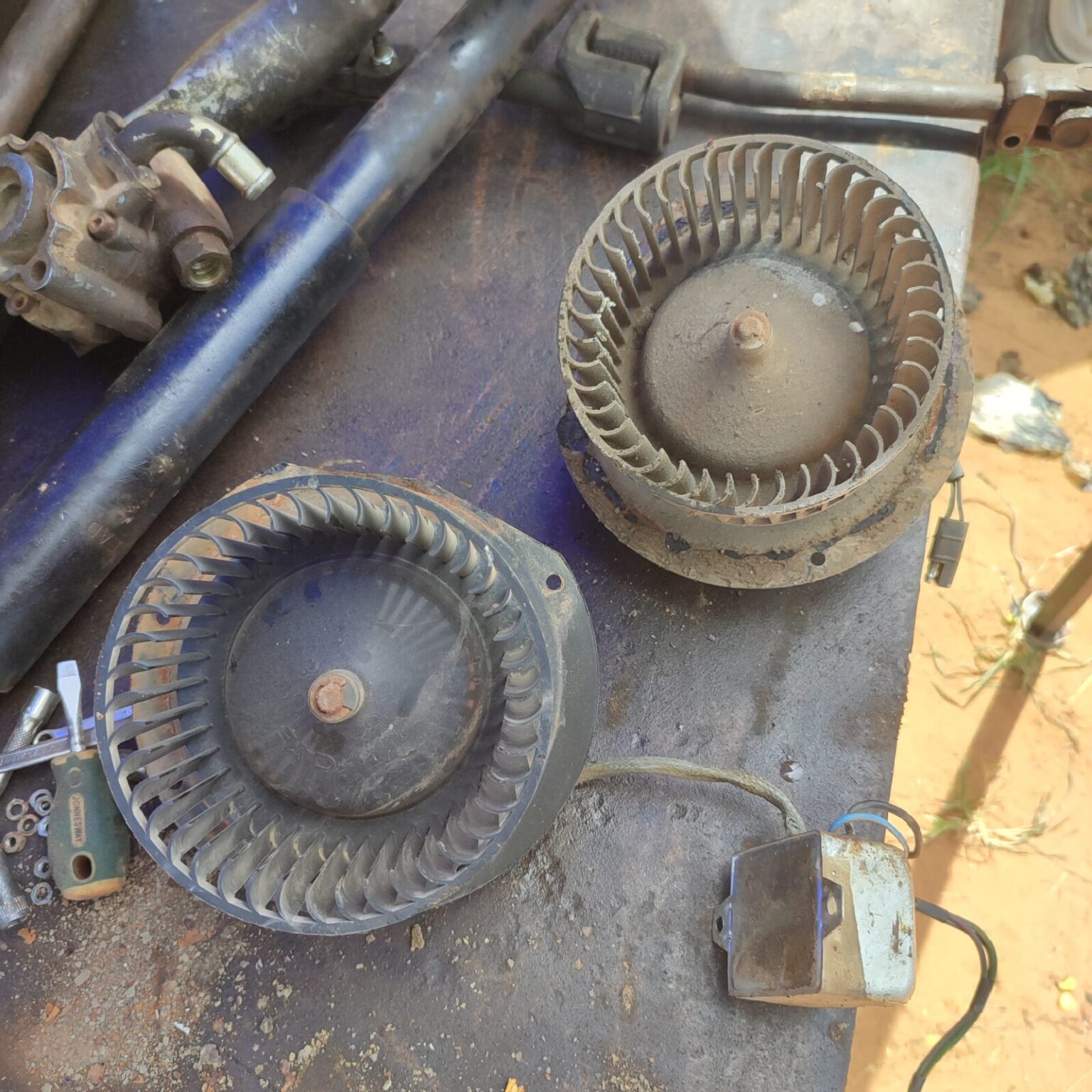 Land Rover Defender Conversion to Left Hand Drive - Heater Blower ...